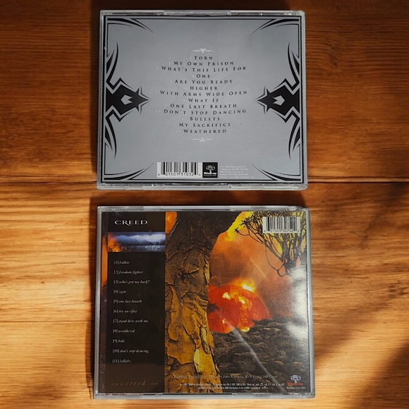 Media | Creed Greatest Hits And Weathered Audio Cd 2 Album Set | Poshmark